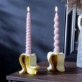 ANXPTIME Banana Shape Candle Base Moulds Silicone Texture for Crafting ...