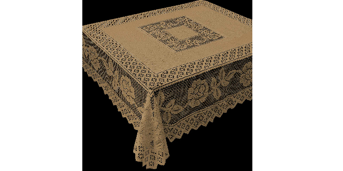 Brazilian Lace 4 Chair 59x59 Tablecloth Grega Design - Walmart.com