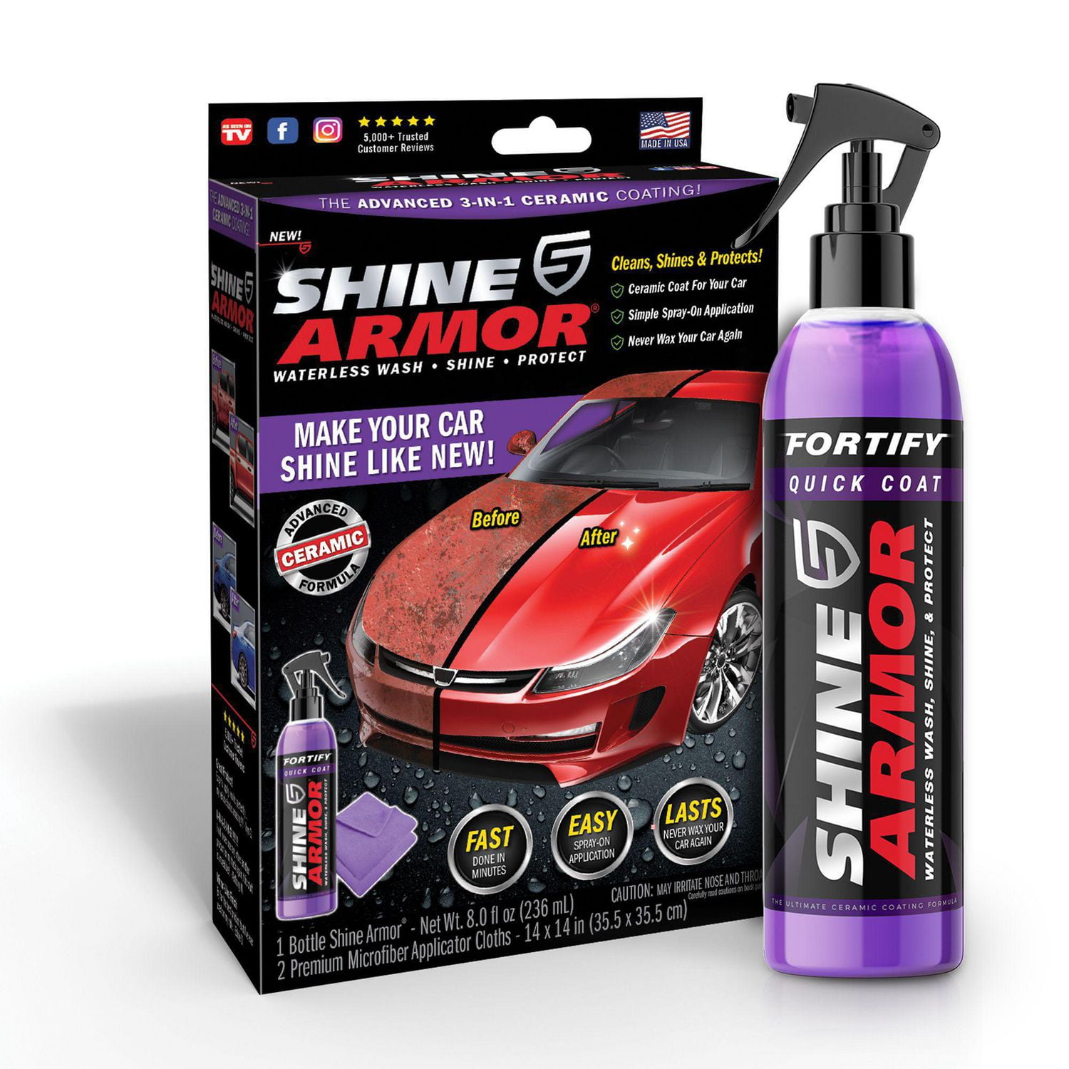 Click here for Shine Armor Fortify Quick Coat - Ceramic Coating -... prices