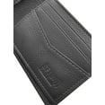 George Men's Genuine Milled Leather Bifold Wallet with Wing Black RFID ...