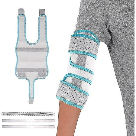 Elbow Brace Night Elbow Sleep Support Brace W/h 3 Removable Metal ...