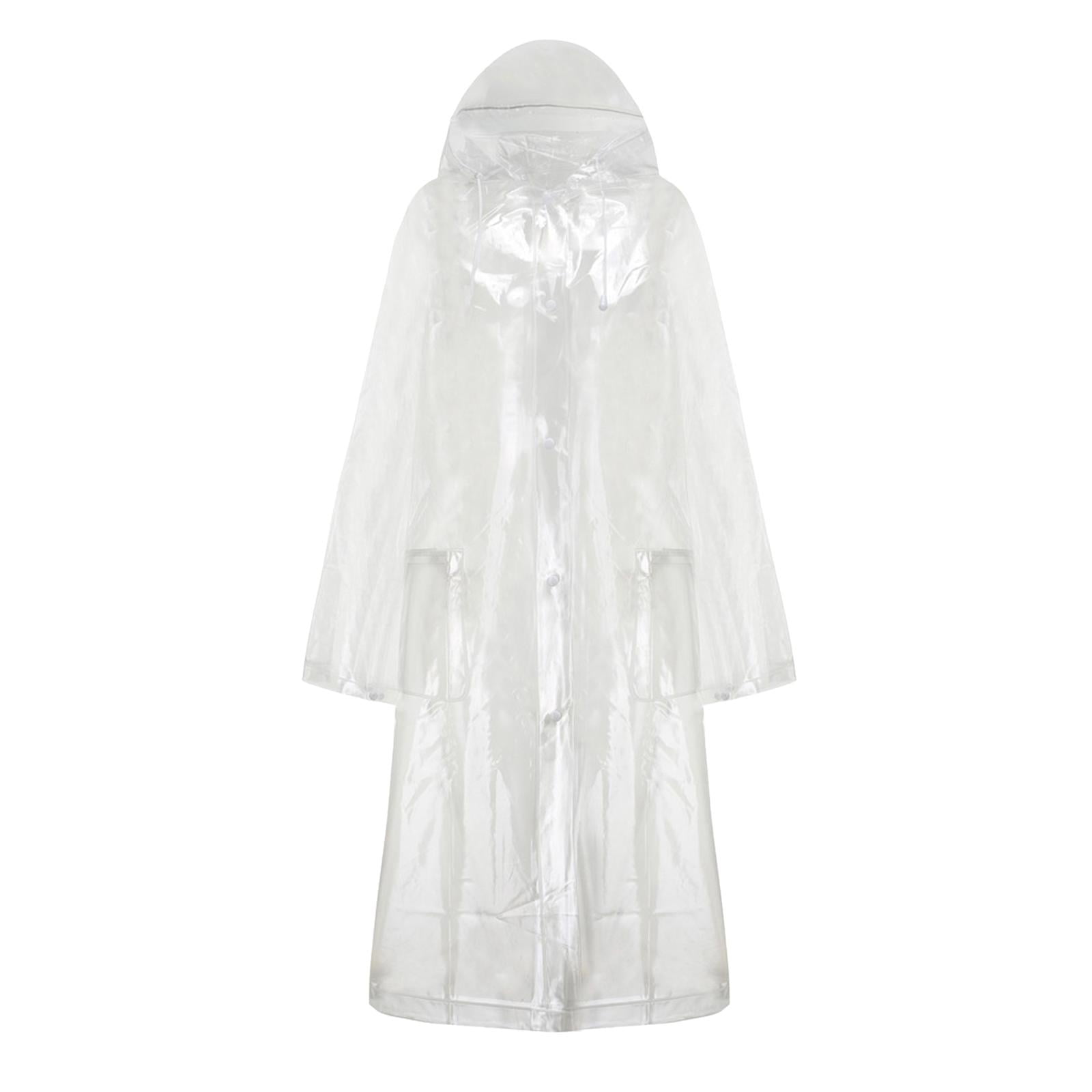 Capa de lluvia transparente Yuyangstore Poncho Impermeable Camping ...