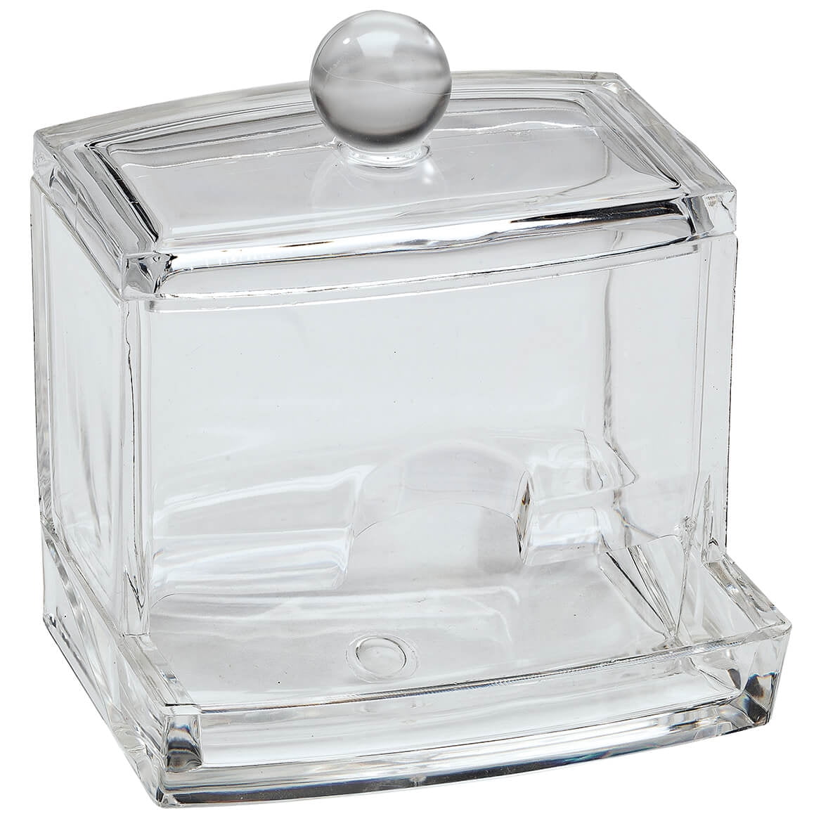 Clear Acrylic Cotton Swab Dispenser - Walmart.com