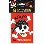 Zebra Print Invitations, 8pk - Walmart.com
