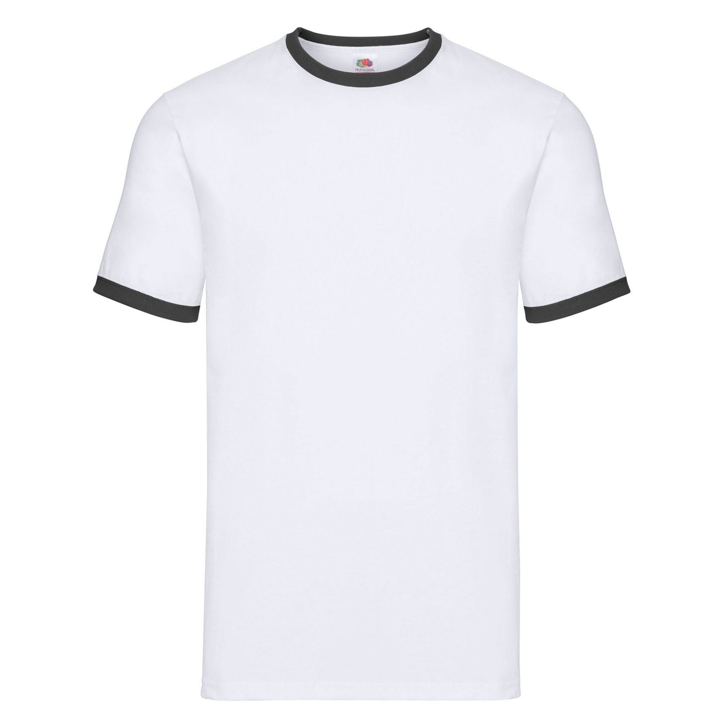 Click here for Fruit Of The Loom Mens Contrast Ringer T-Shirt S prices