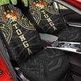 chaqlin Tonga Print Car Seat Covers 2pcs Universal Fit Front Car ...