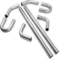 Nuvision 8Pc Stainless Steel 2.5" Custom DIY Mandrel Exhaust Pipe ...