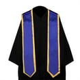 WINDLAND Color Matching Satin Graduation Stole Adult Sash Graduation ...