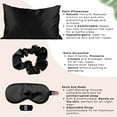 Kitsch Satin Sleep Set, Includes Pillowcase, Eye Mask, and Scrunchie ...