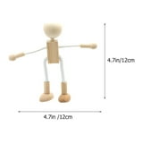 Variety Little Wooden Man Blank Playset Crafts for Kids Children DIY ...