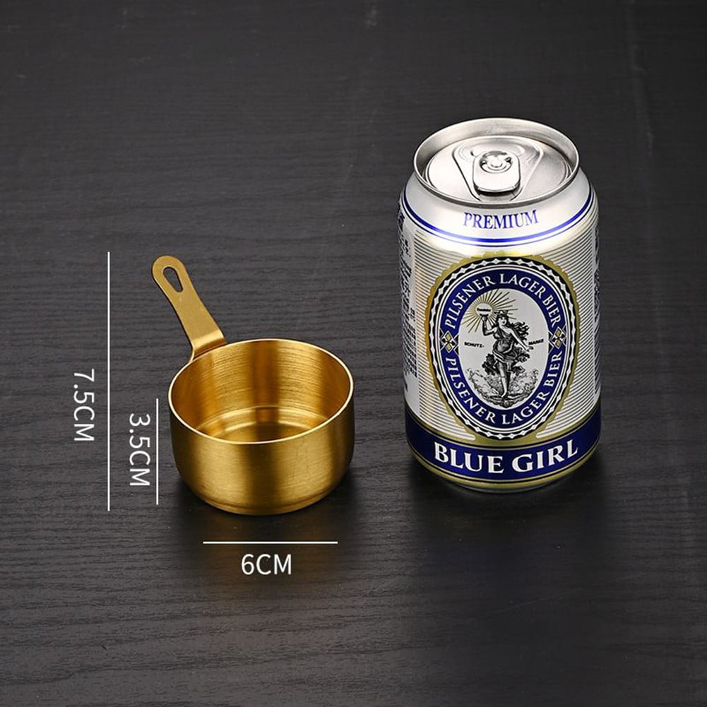 Gerich Mini Sauce Pan, Stainless Steel Sauce Milk Cup Pan Non-stick ...