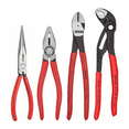 Knipex Tools 4-Piece Pliers Set: Cobra, Needle Nose, Combination Cutter ...