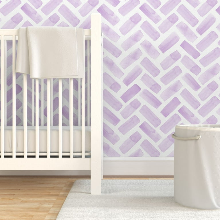 Lavender Chevron Wallpaper