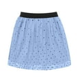 DHFJKG Skirts For Women Tutu Mesh A-Line Mini Skirt Polka Dot Elastic ...