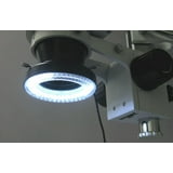 AmScope 144 LED Four-Zone Microscope Ring Light with Adapter New - Walmart.com