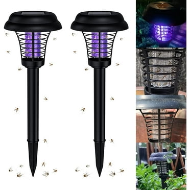 Jahy2Tech 2-Pack Solar Bug Zapper, Mosquito Repellent & Killer ...