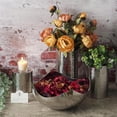 10" Long Silver Finish Metal Bowl Modern Elegance for Serving and Decor ...