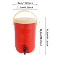 Insulation Barrel, 15L Stainless Steel Water Dispenser, Beverage ...