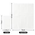 600 Pack Paper Napkins 3-Ply Disposable Guest Towels White - Walmart.com
