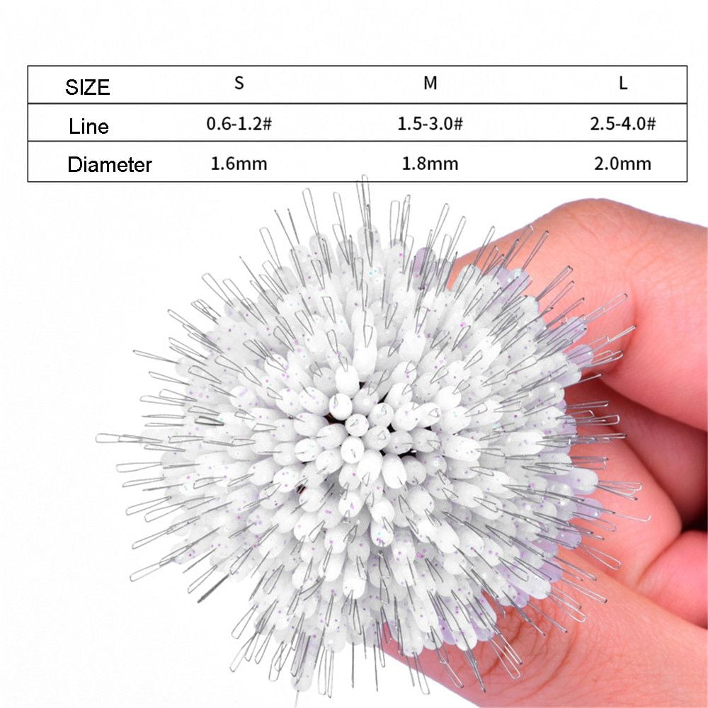 Fish Line Anti-Strand Colors Stopper Fishing Gear Space Bean Float ...