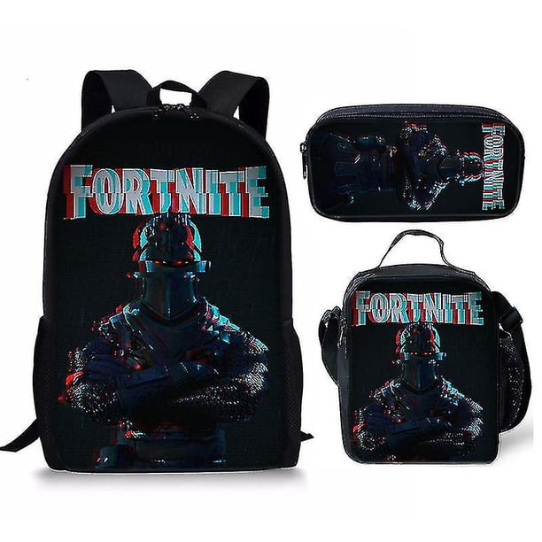 Slinx Fortnite Student School Bag Fortnite Three-piece Package Pen Bag ...