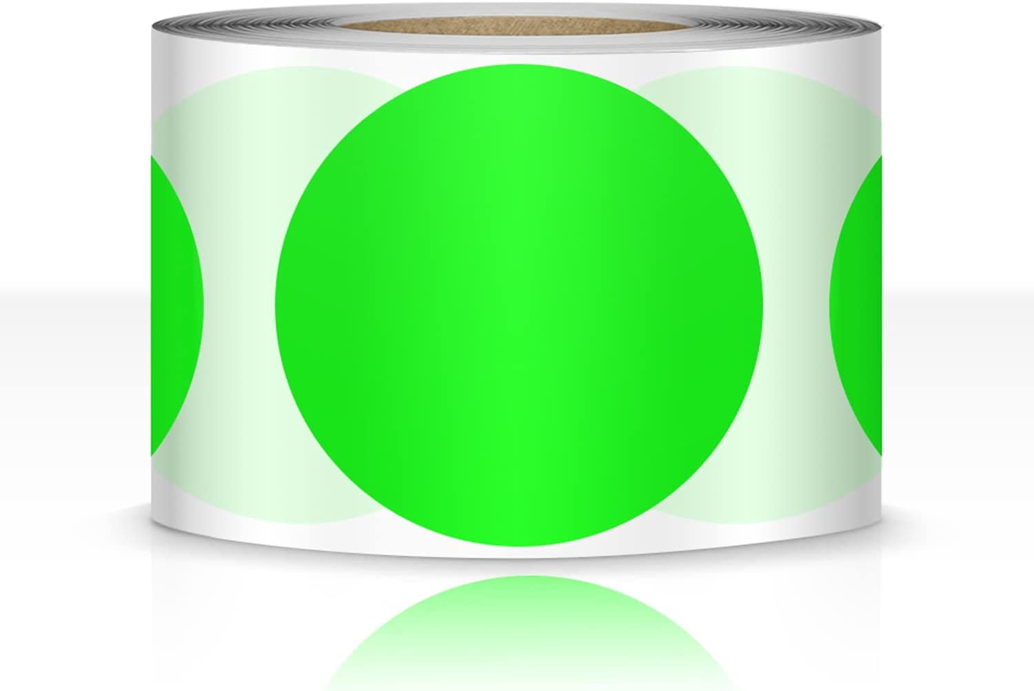 500 PCS Dot Sticker Tape 2" Inch Round Color Coding Labels Removable ...