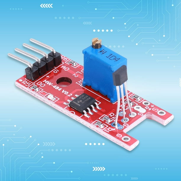 Módulo de Sensor de velocidad magnético de efecto Hall KY-024 DC 5V ...