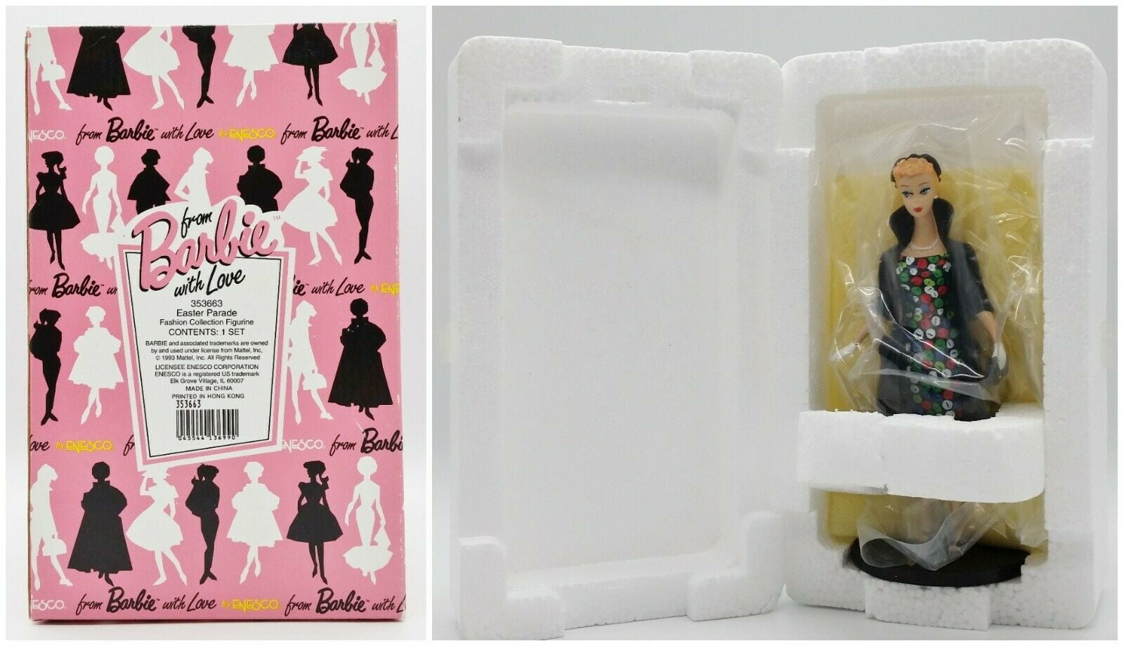 Barbie with Love Easter Parade Fashion Collection Figurine 6.5" Enesco ...