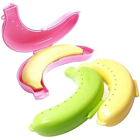Fun Banana Box, 3 Pack Banana Safe (bpa Free), Banana Storage Box ...