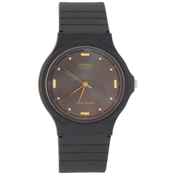 Casio - Men's MQ-76-1A Resin Quartz Watch with Black Dial - Walmart.com - Walmart.com