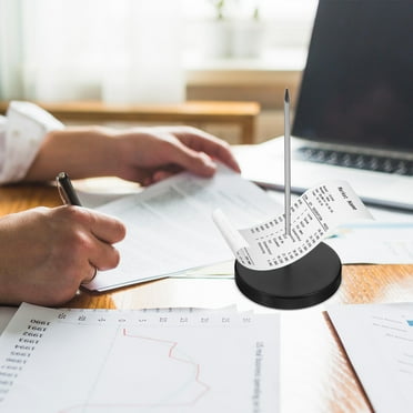 BigTiny Aluminum Slide Check Rack with Pen Slot And Receipt Holder ...