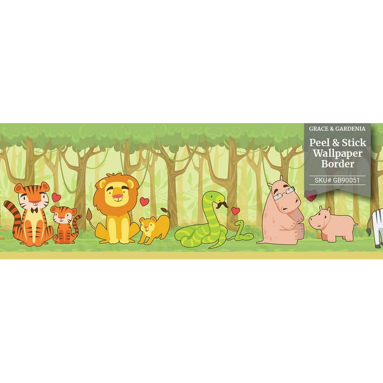 Safari Animals Border