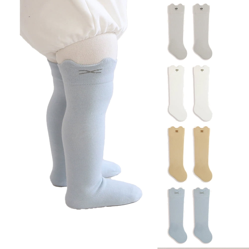 Click here for Ajziojiro ‌‌3-Pack Newborn Knee High Socks Wide Ba... prices