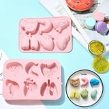 2Pcs 3D Human Organ Silicone Molds Realistic 6 Cavity Organ Shapes ...