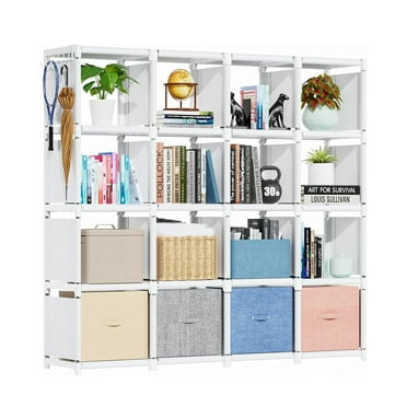 Mainstays Modern 8-Cube Bookcase, Espresso - Walmart.com
