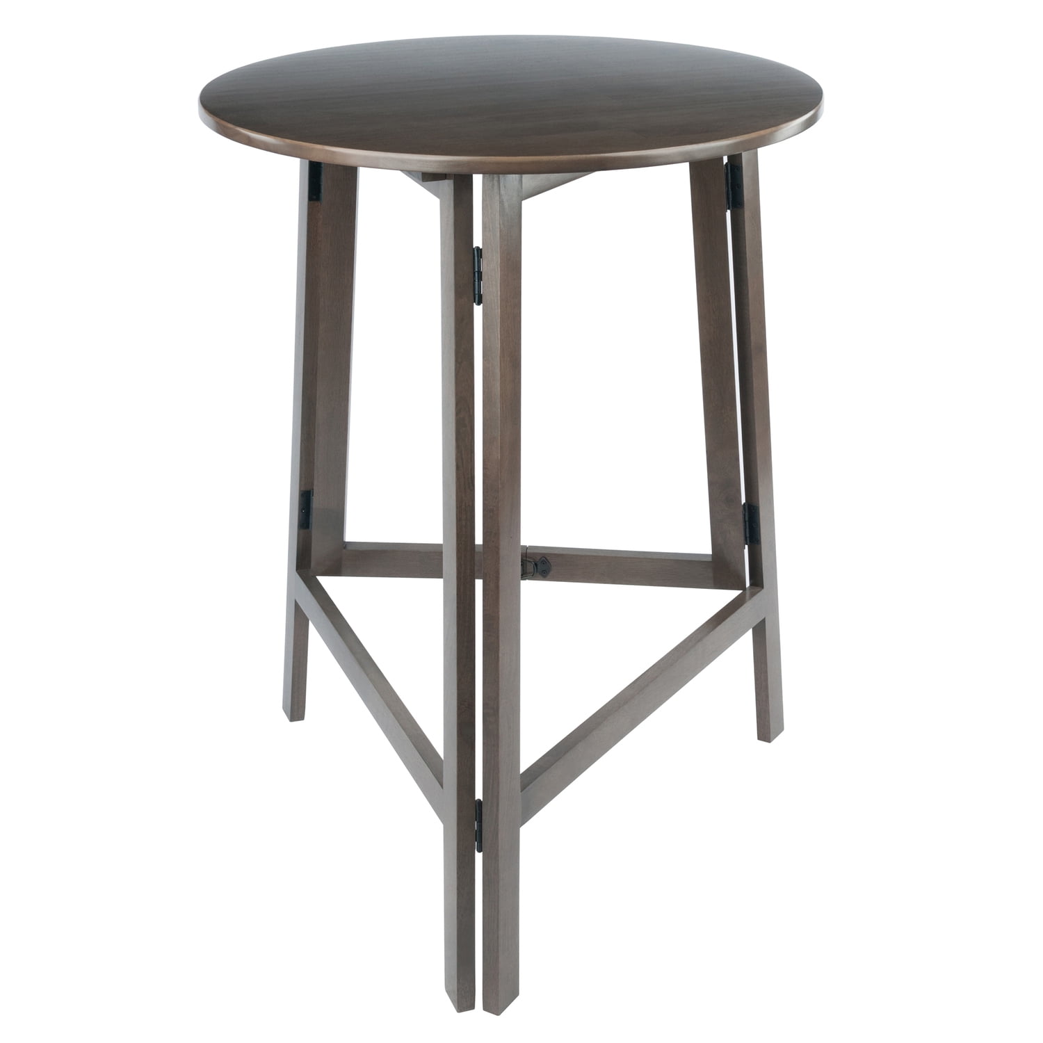 Winsome Wood Torrence Foldable High Table, Oyster Gray - Walmart.com