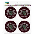 Orc Slayer Fantasy Games RPG Axe Refrigerator Fridge Locker Vinyl ...