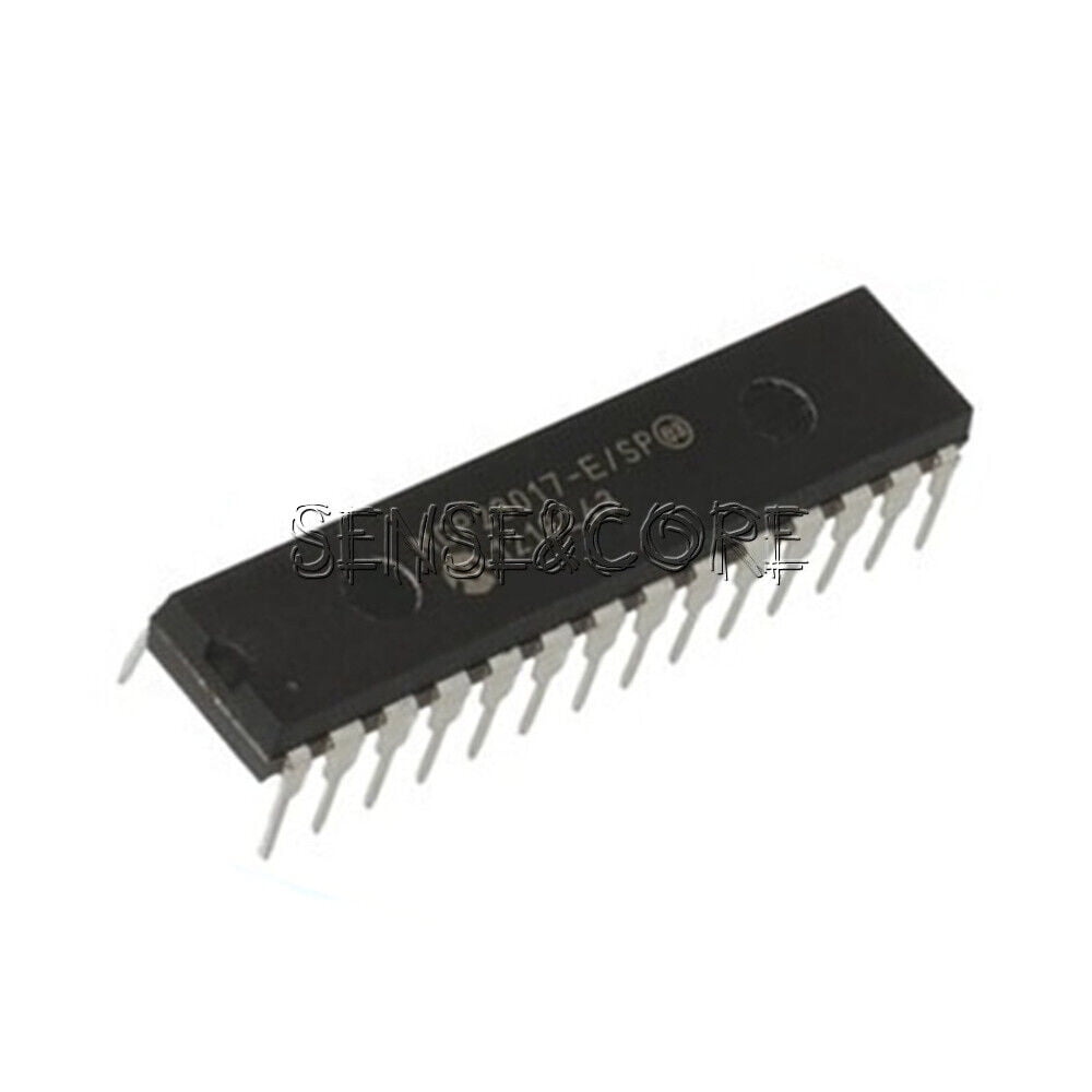 MCP23017 MCP23017-E/SP DIP-28 16-Bit I/O Expander with I2C Interface IC ...