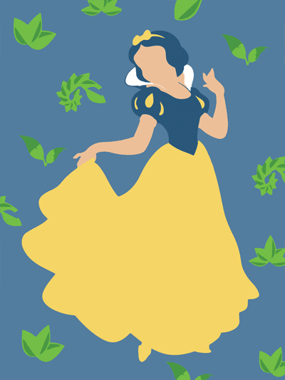 Minimalist Disney Princess