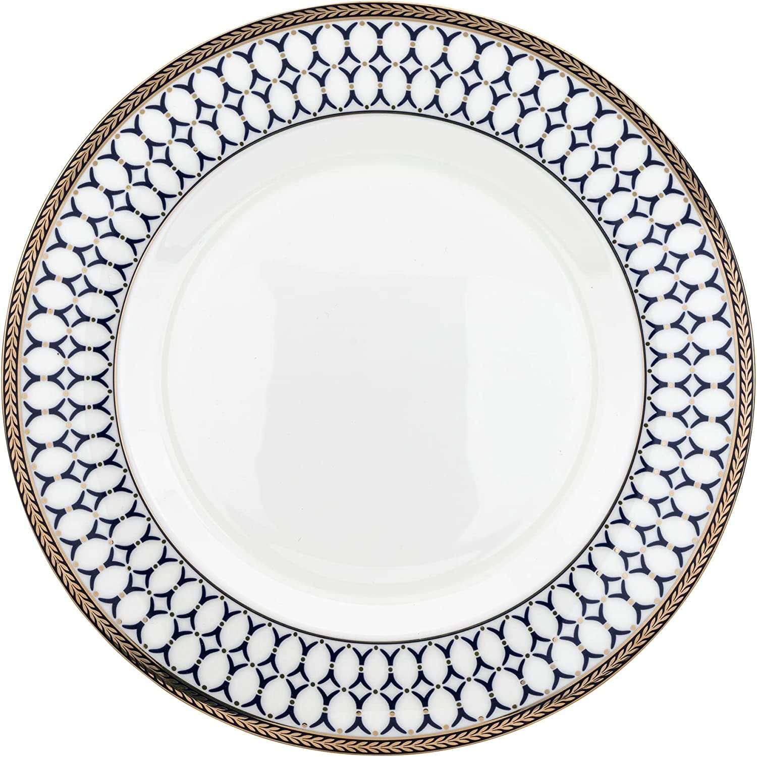 Victoria Bella WR-PL10B-4 Bone China Porcelain 4-Piece 10.5" Dinner ...