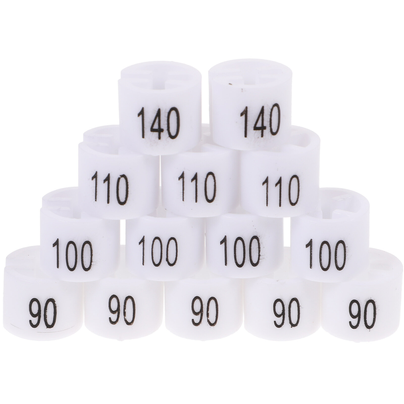 100Pcs Clothes Hanger Size Markers Plastic Clothes Hanger Sizes Tags 100Pcs Clothes Hanger Size Markers Plastic Clothes Hanger Sizes Tags