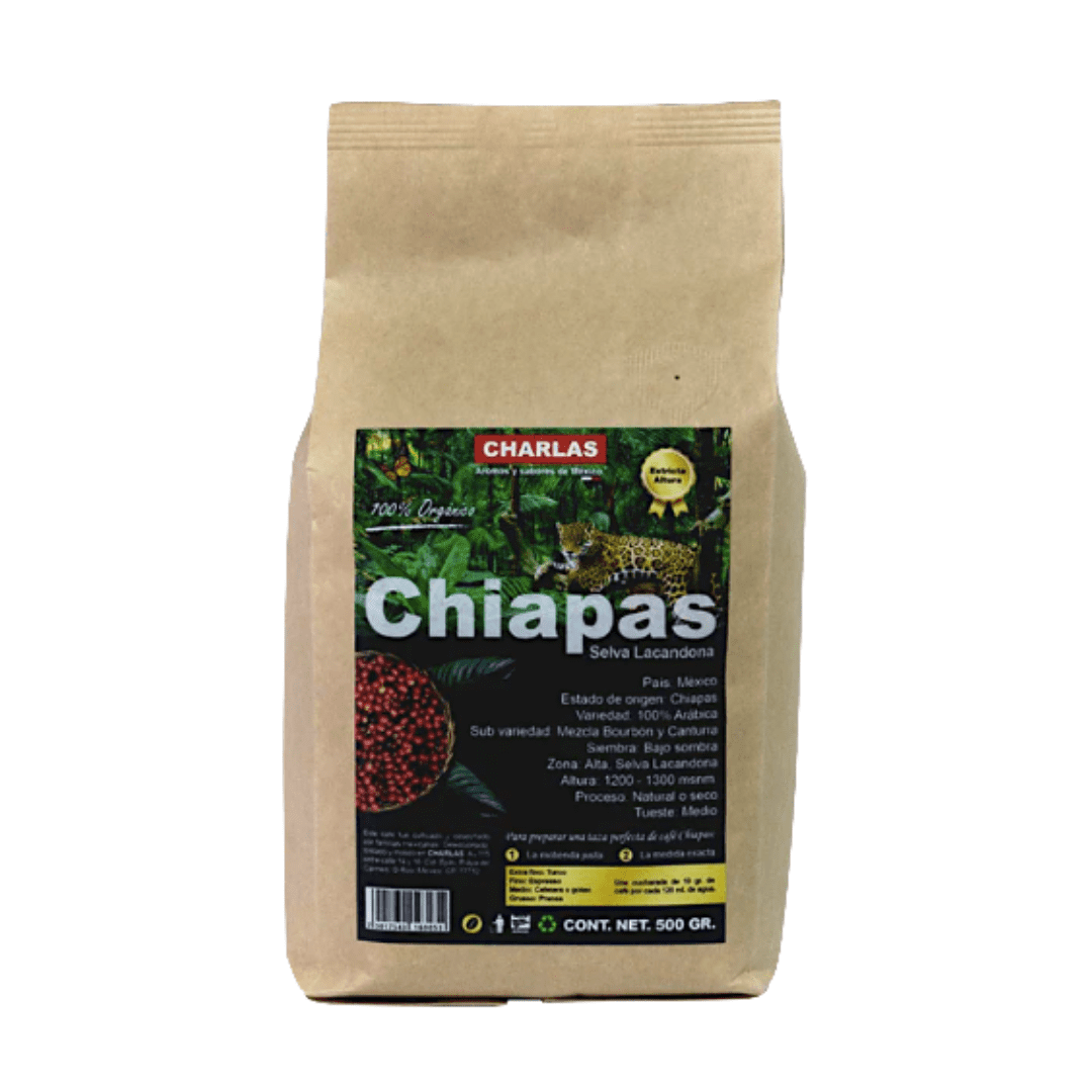 Café Chiapas Selva Lacandona Charlas Café® 500 gr. Tostado Medio ...