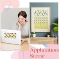 8Pcs 8 Styles Plastic Waterproof Decorative Sticker Labels Mixed Shapes ...