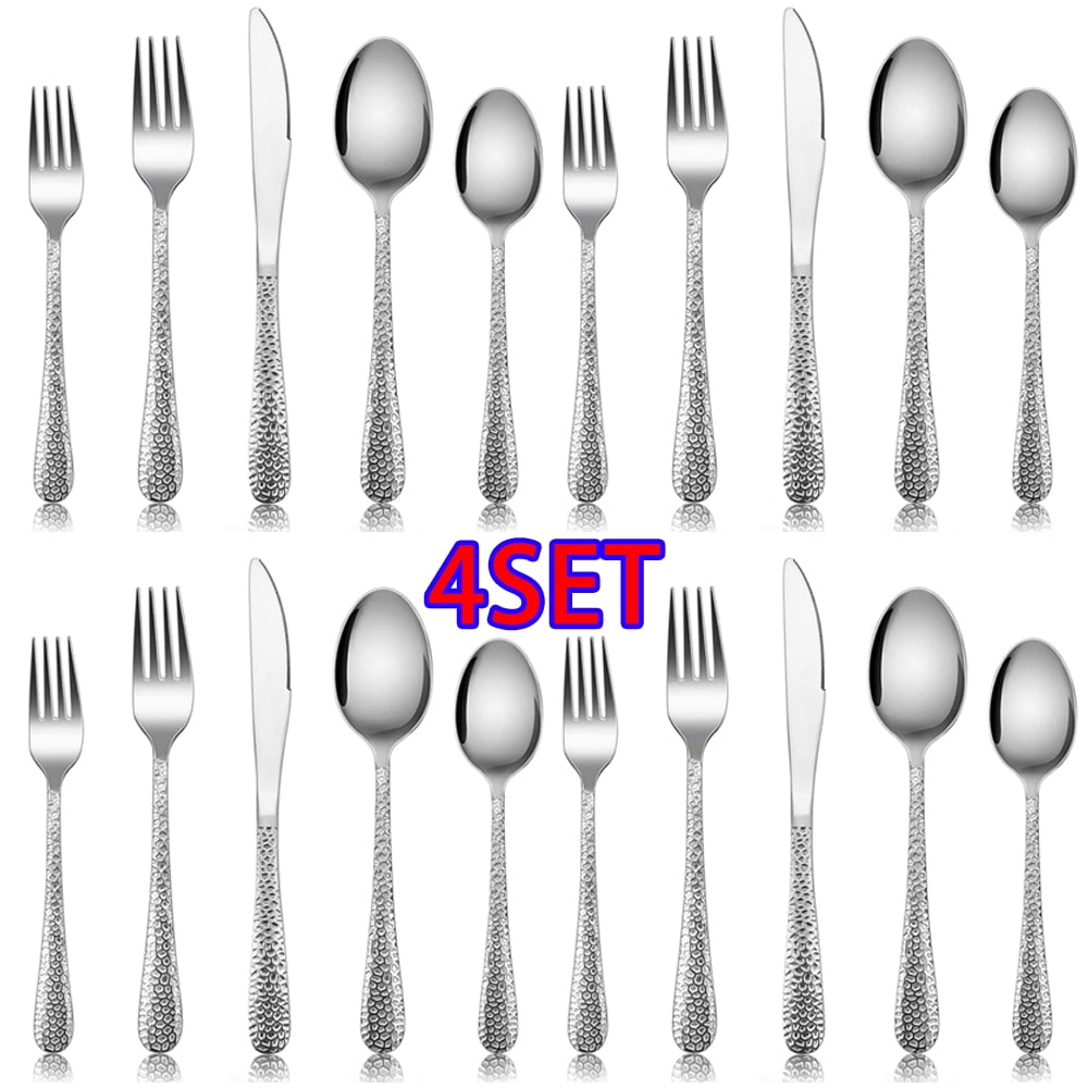 12 Pieces Kids Silverware Stainless Steel Children's Safe Flatware ...