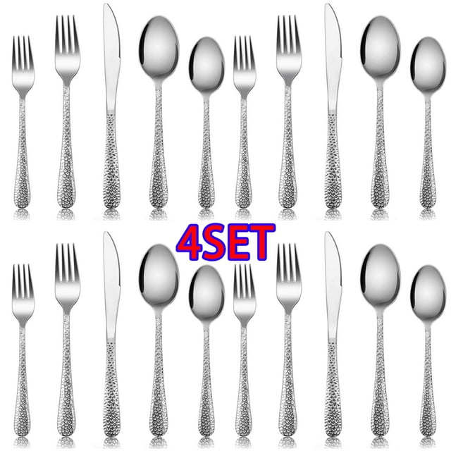 12 Pieces Kids Silverware Stainless Steel Children's Safe Flatware ...