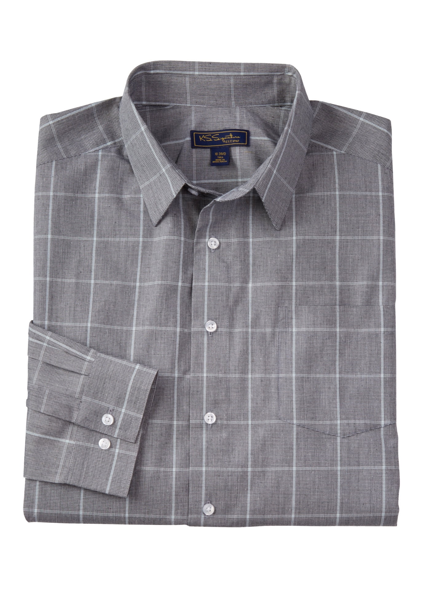 Ks Signature By Kingsize Men's Big & Tall Ks Signature No Hassle Long ...