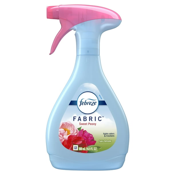 Febreze Odor-Fighting Fabric Refresher, Sweet Peony, 16.9 fl oz ...