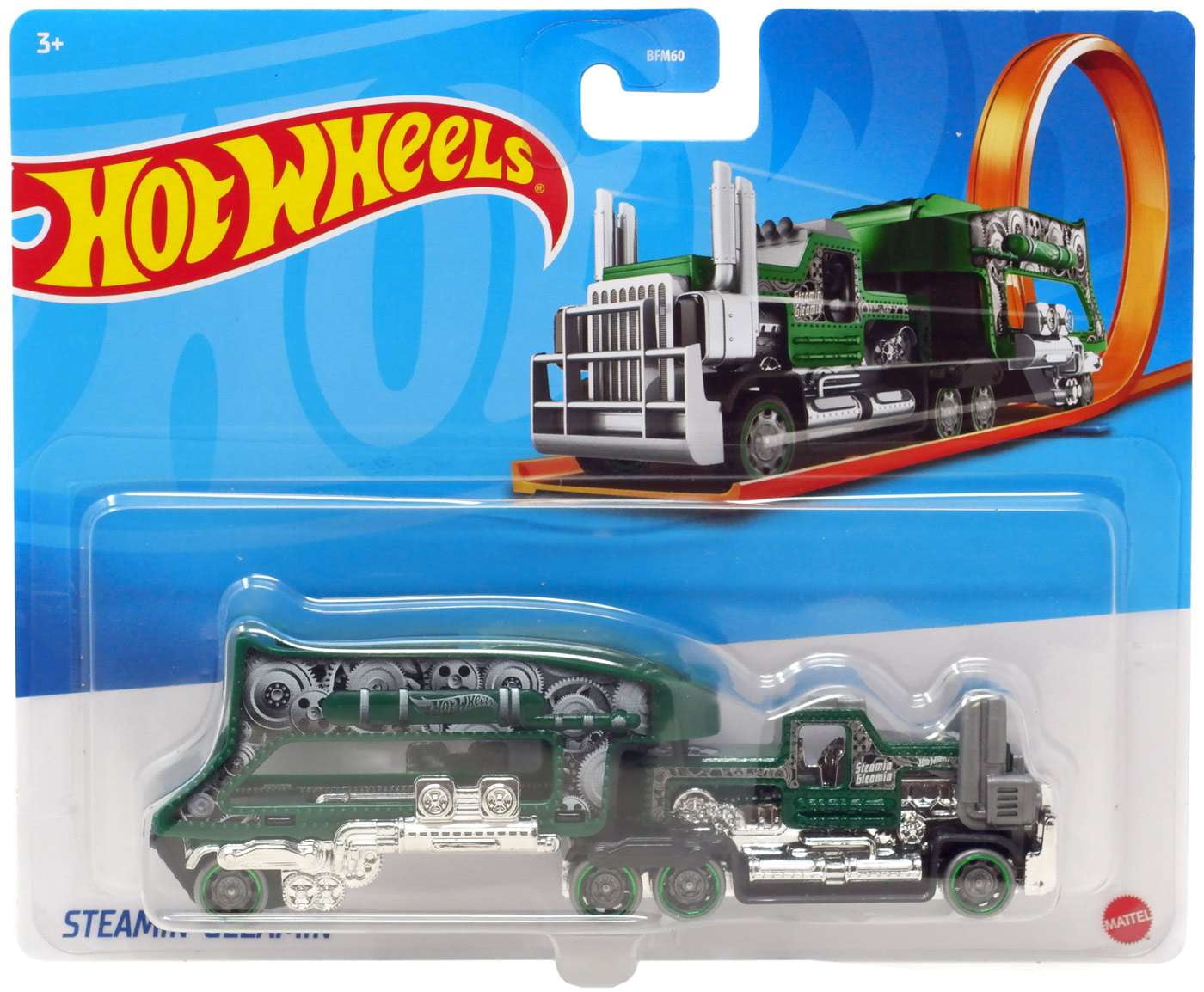 Hot Wheels Track Trucks Steamin' Gleamin Diecast Car - Walmart.com