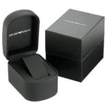 Emporio Armani Men's Classic Chronograph Stainless Steel Black Dial ...