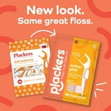 Plackers Orthopick Floss Picks for Back Teeth, Braces Ready, 36-pack ...